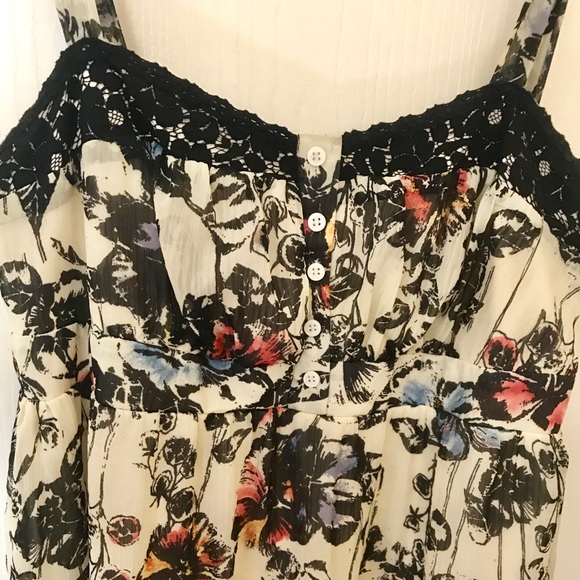 torrid | Dresses | Torrid High Low Dress Floral And Butterfly Print ...